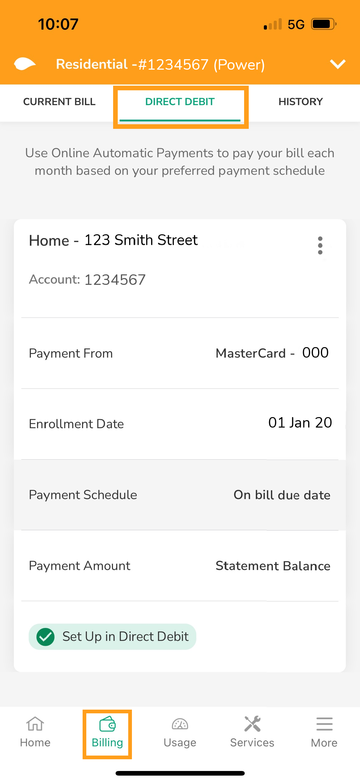 How to set up Direct Debit on your My Tango account – Tango Energy