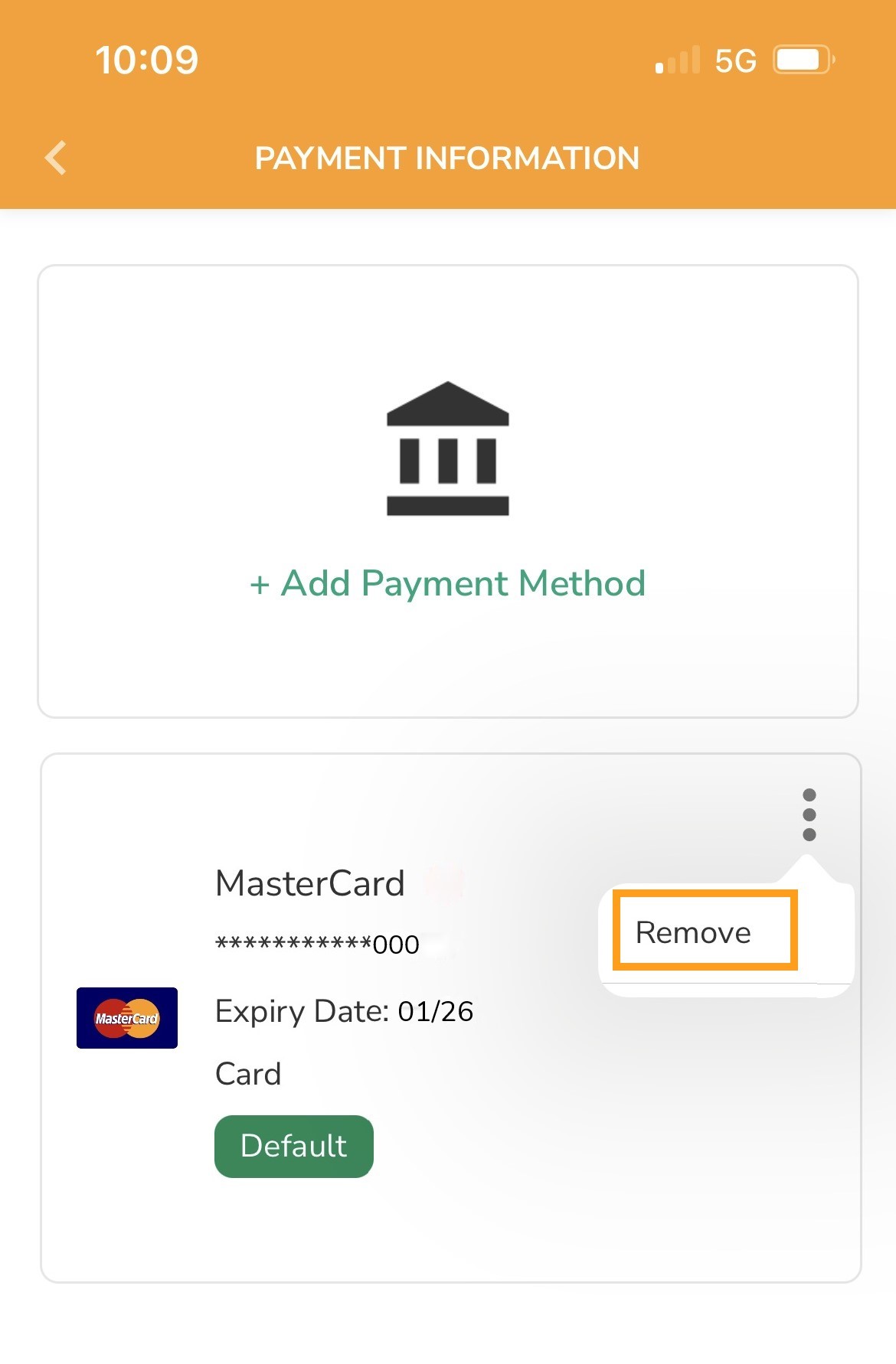 How to remove a saved card on your My Tango account – Tango Energy
